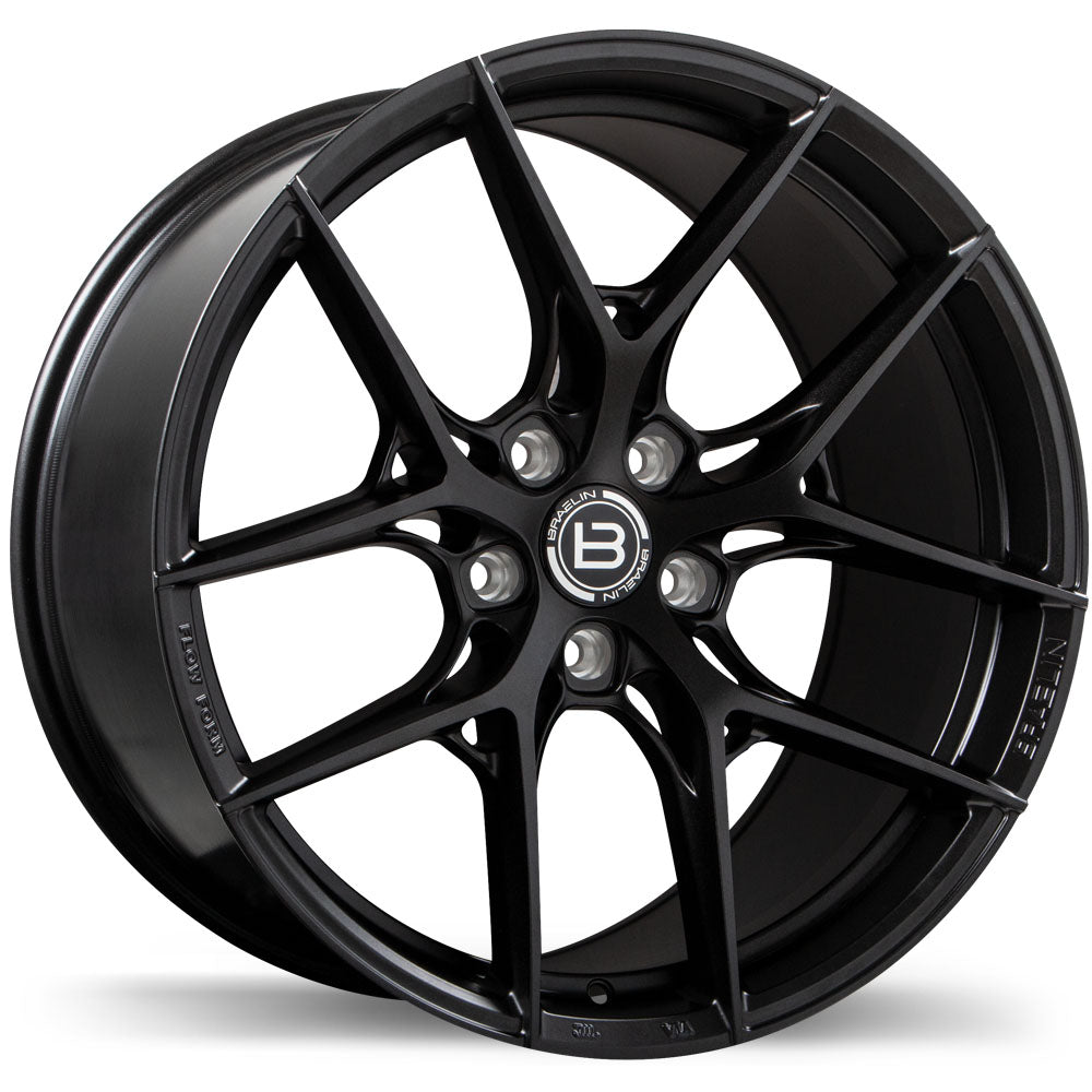 BR14 19x9.5 5x120.65 +42 70.3 BLK / SAT – Carrera Customs